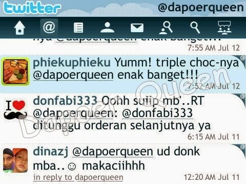 Dapoer Queen: The testimony from our lovely customers