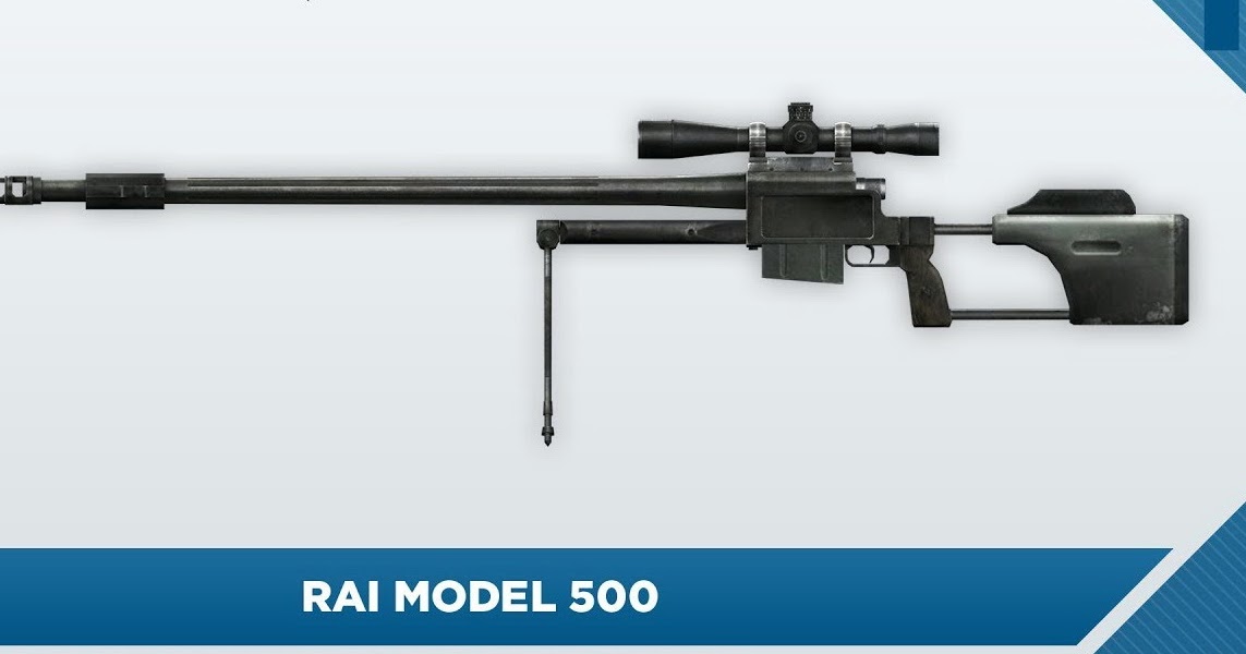 Heavy Sniper Rifle/Senapan Runduk Berat Rai Model M500 - Not Angka Lengkap