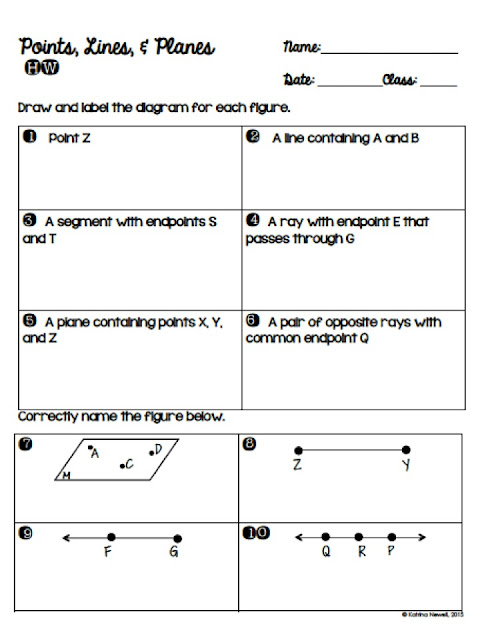 #MTBoS30: Points, Lines, and Planes | Mrs. Newell's Math