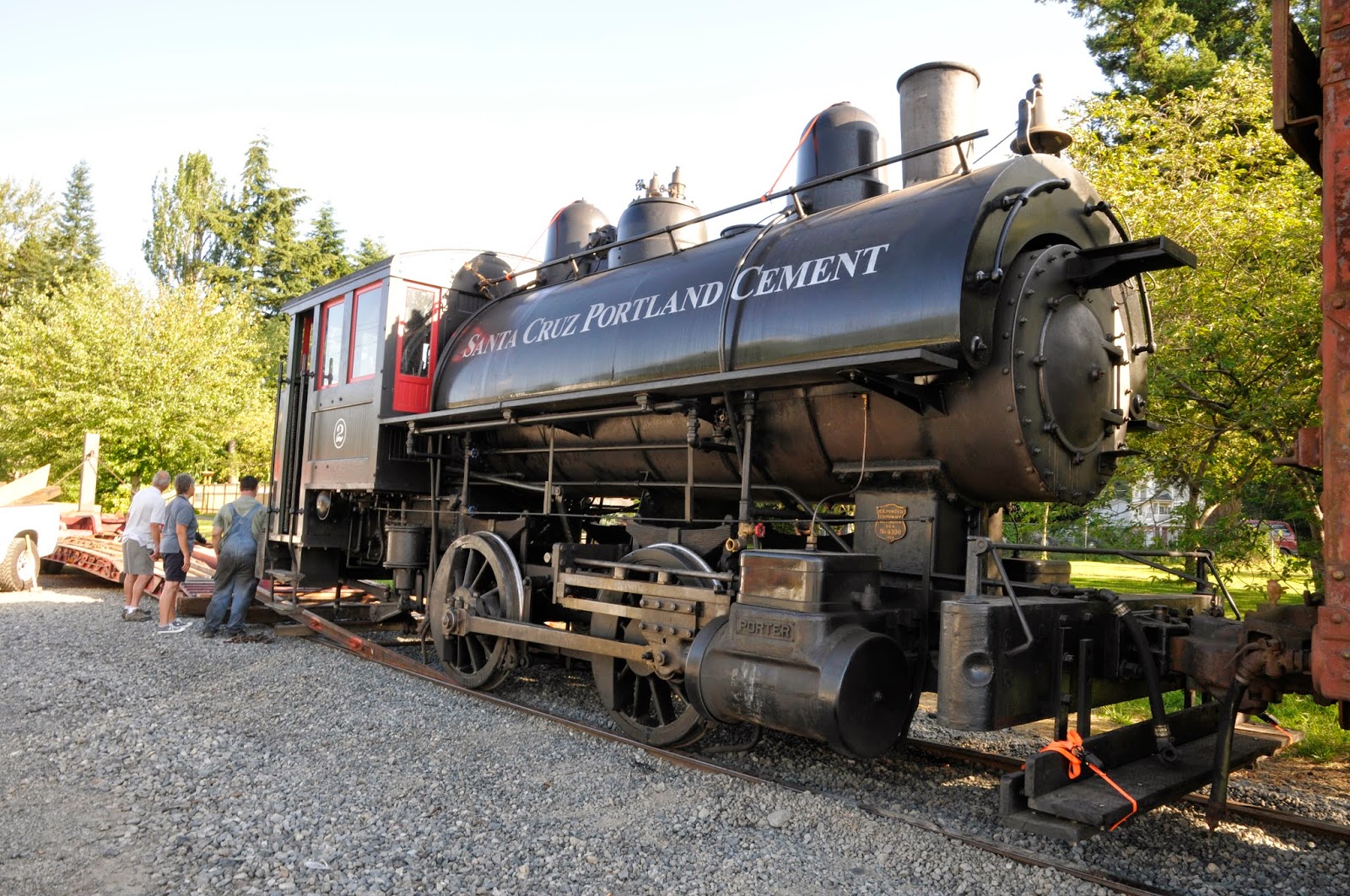 Northwest Railway Museum Blog: Steam locomotive arrives!