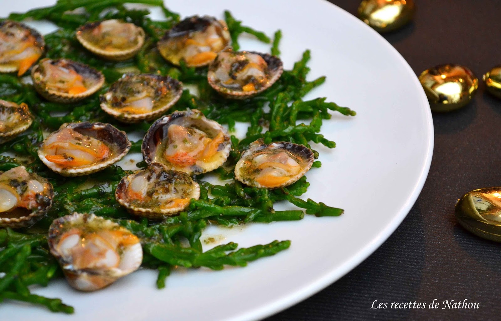 Ma cuisine au fil de mes idées...: Coques au vin blanc, beurre aux ...