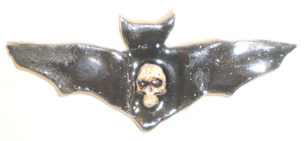 Bat Ornaments With Skull Molds