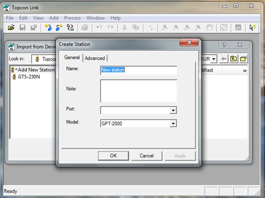 Tutorial: TRANSFER DATA USING TOPCON LINK V8.