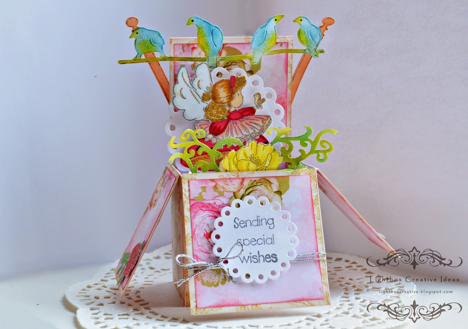 Lightbox creative Ideas: Pop- up box card