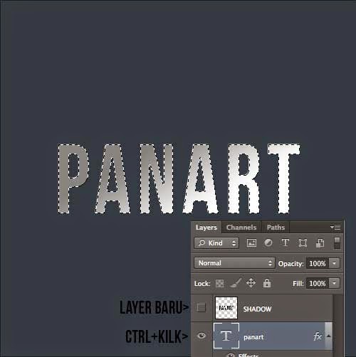 TUTORIAL MEMBUAT DESAIN TULISAN 2D TERLIHAT 3D MENGGUNAKAN PHOTOSHOP ...
