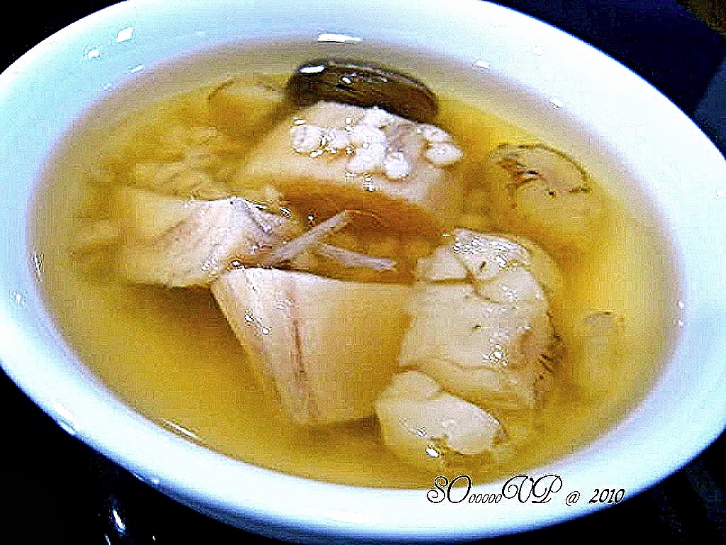 SOoooooUP: ARROW ROOT WATER CHESTNUTS BARLEY SOUP