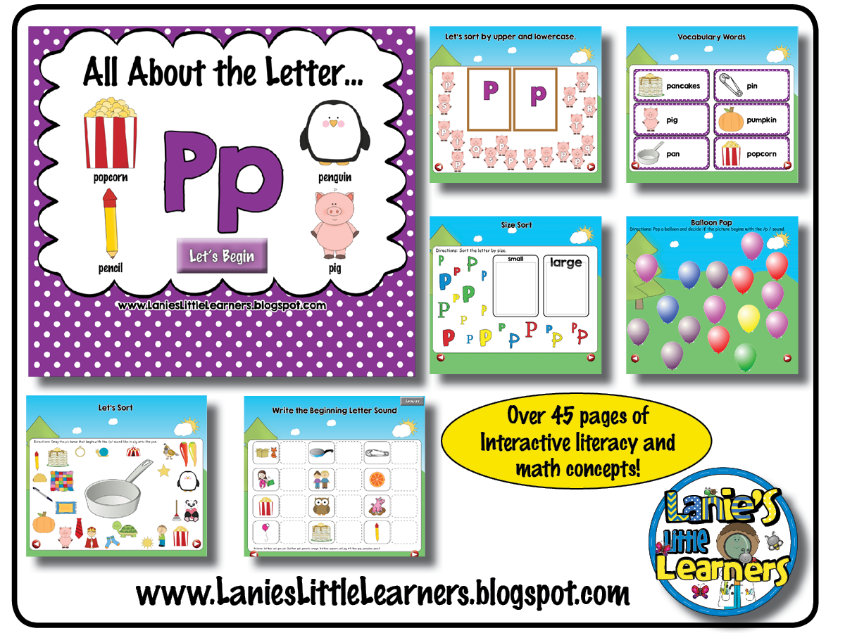 Lanie's Little Learners: All About the Letter Pp {Letter of the Week ...