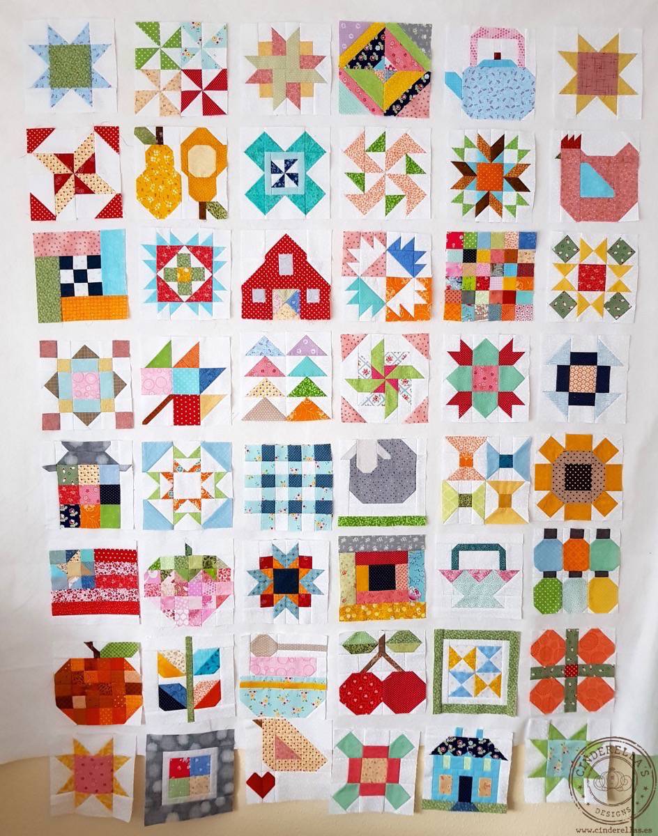 IXTEBENI'S PATCHWORK: * Farm Girl Vintage Quilt - Ultimos bloques 3 y ...