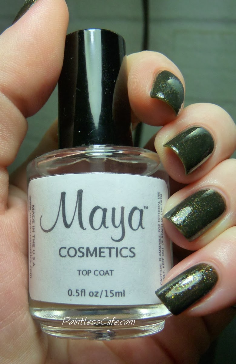 Maya Cosmetics Gypsy and the new Maya Top Coat | Pointless Cafe