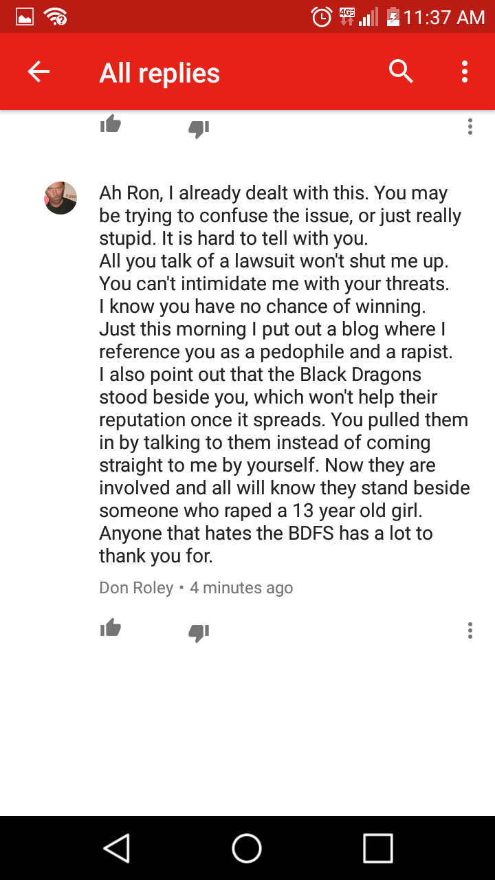 Black Dragon Ninjitsu: Don Roley: Character Assassin or Mentally Ill...