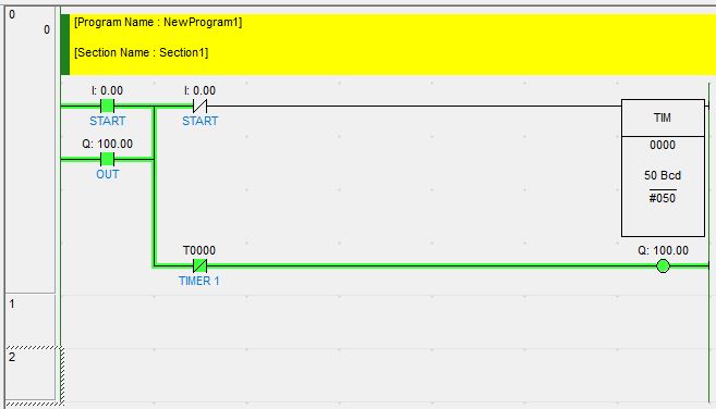 Instruksi Timer pada PLC Omron