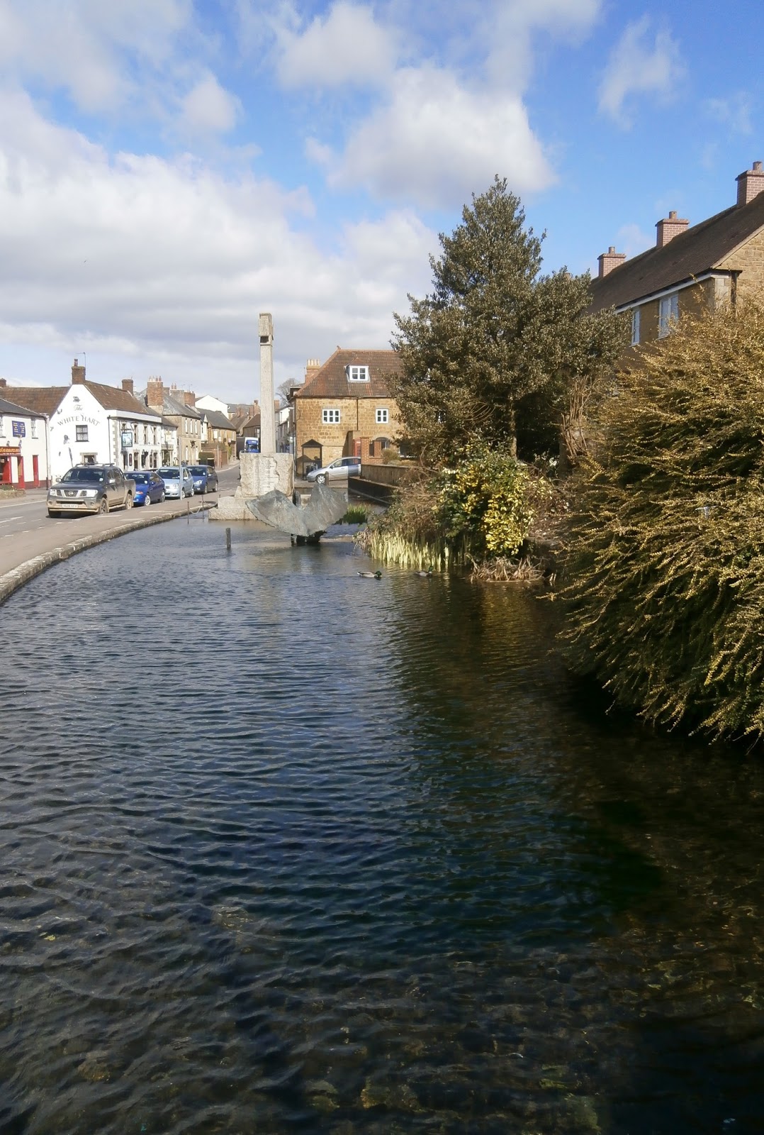 Corfu Blues and Global Views: Castle Cary, Somerset, With and Without Swans