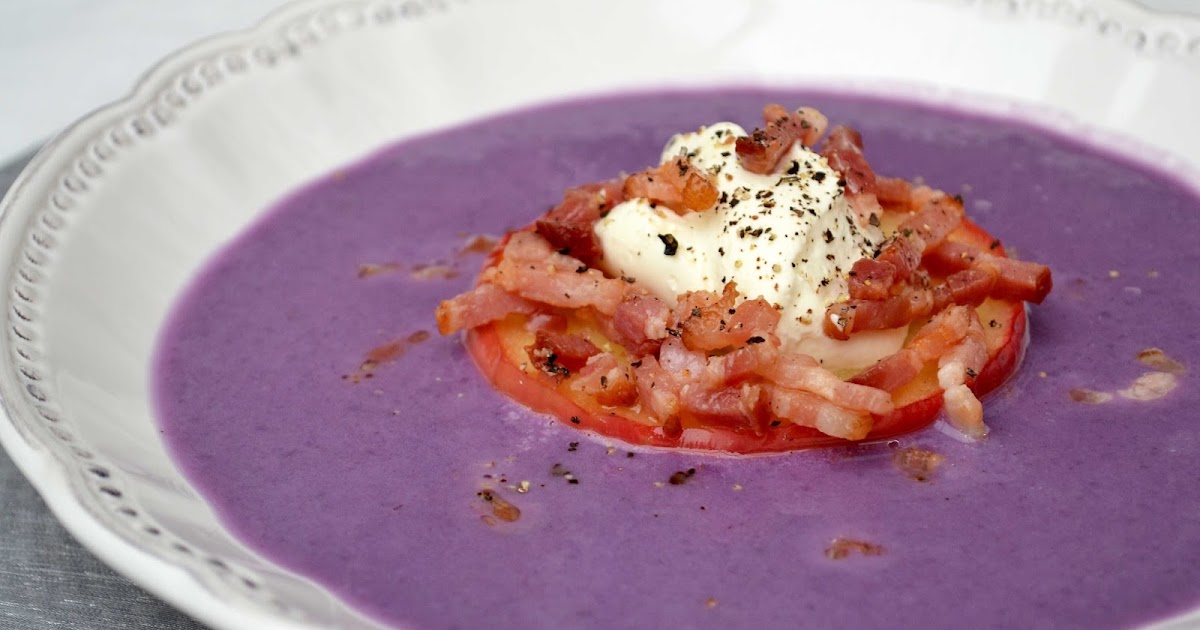Ma cuisine au fil de mes idées...: Velouté au chou rouge et à la pomme ...