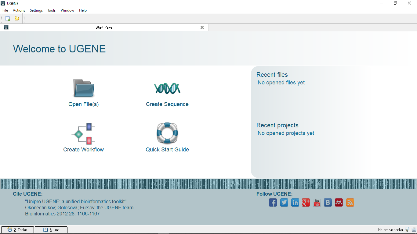 よりみち日記: UGENEの導入