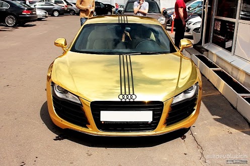Golden Audi R8 in the World | Most Interesting Files Collected