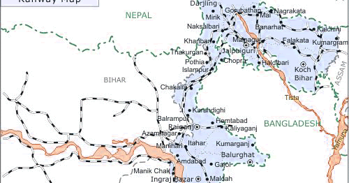 Rail-Map-india: West-Bengal-railway-map