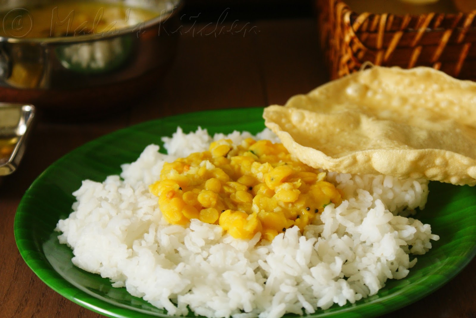 Plain Dal | Parppu | Bari Bele Kattu - Malas-Kitchen