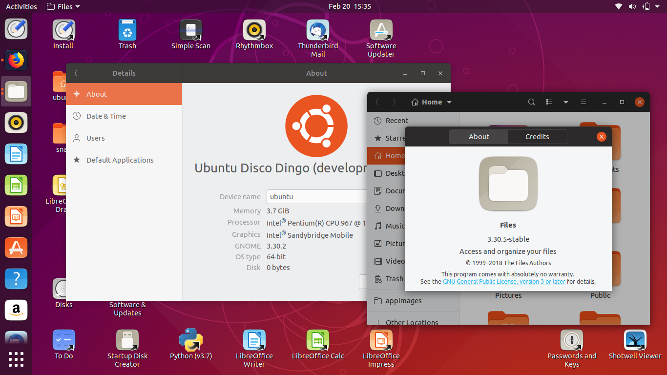 Ubuntu 19.04 Two Months Before Release