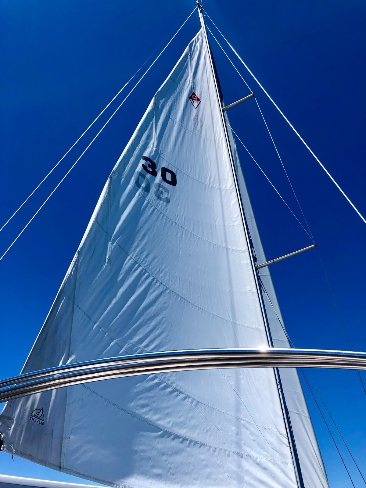 Sailing with George and Vicky: Sailing Topless - With a Pedicure???