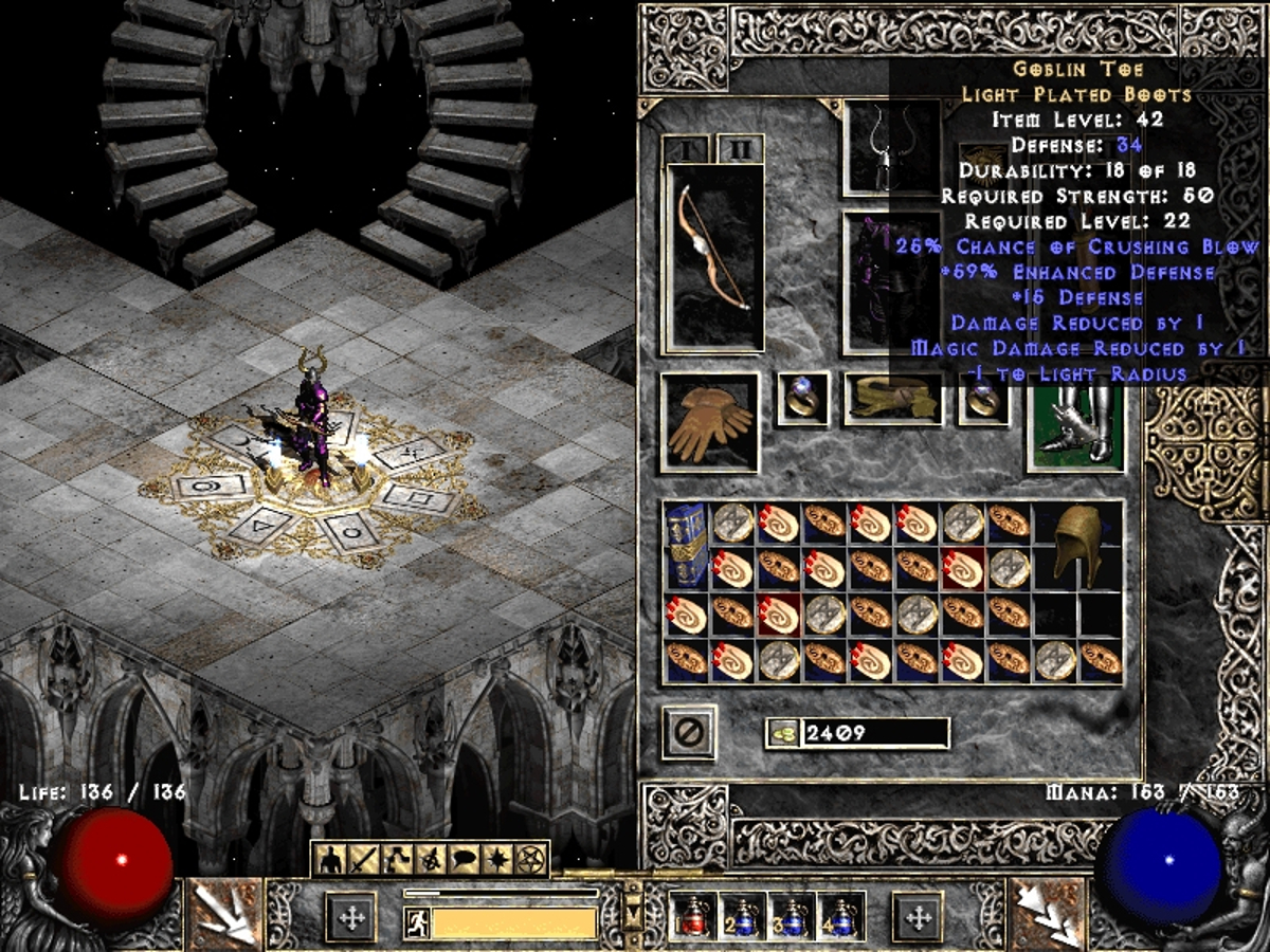 Best cRPGs: Diablo 2: Twinked Multiple Shot Bowazon: Part II - Normal mode