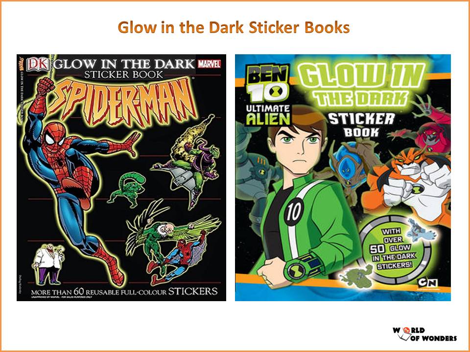 World of Wonders: Glow in the Dark Sticker Books
