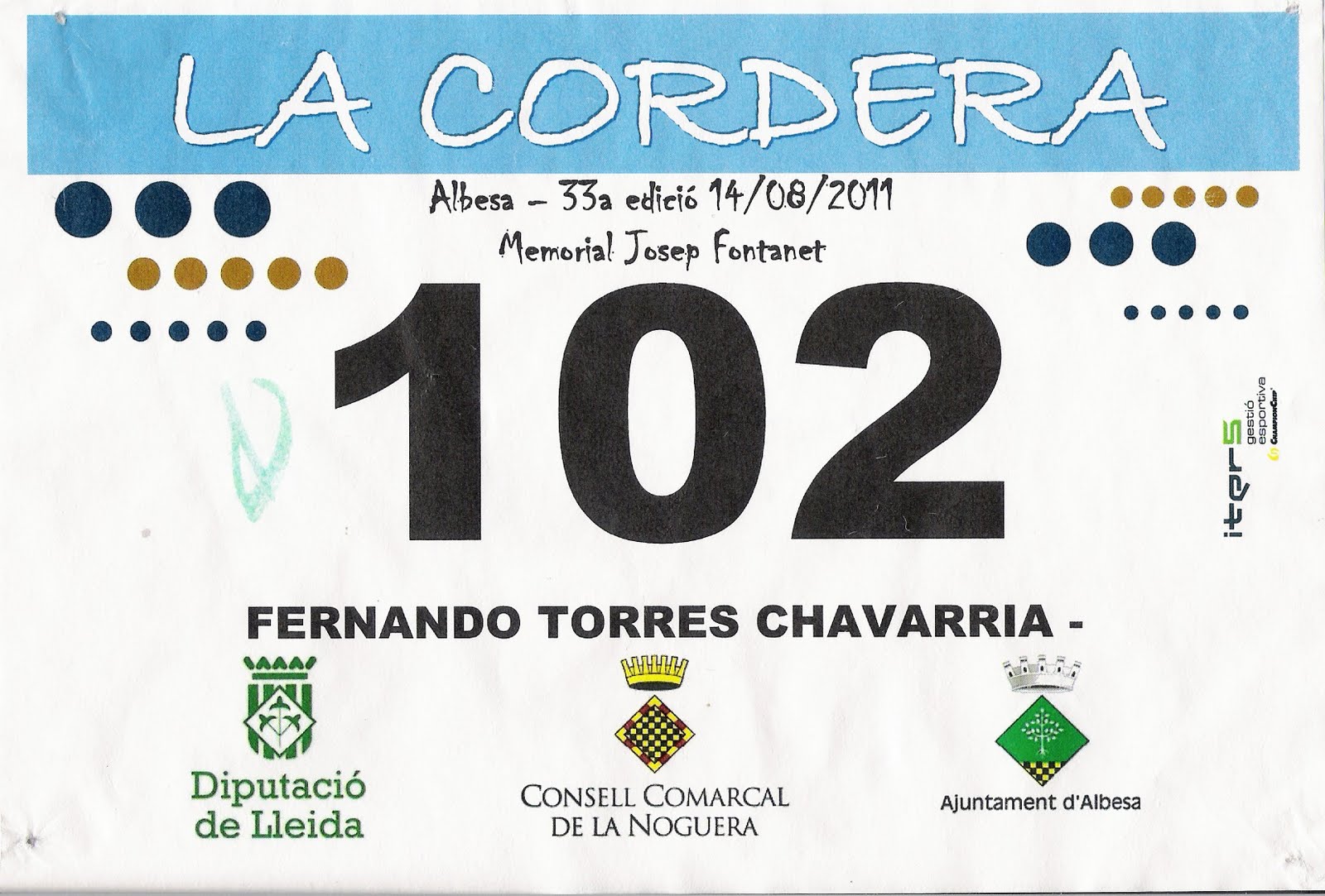 ¿CORRER ES DE COBARDES?: CARRERA DEL CORDERO DE ALBESA