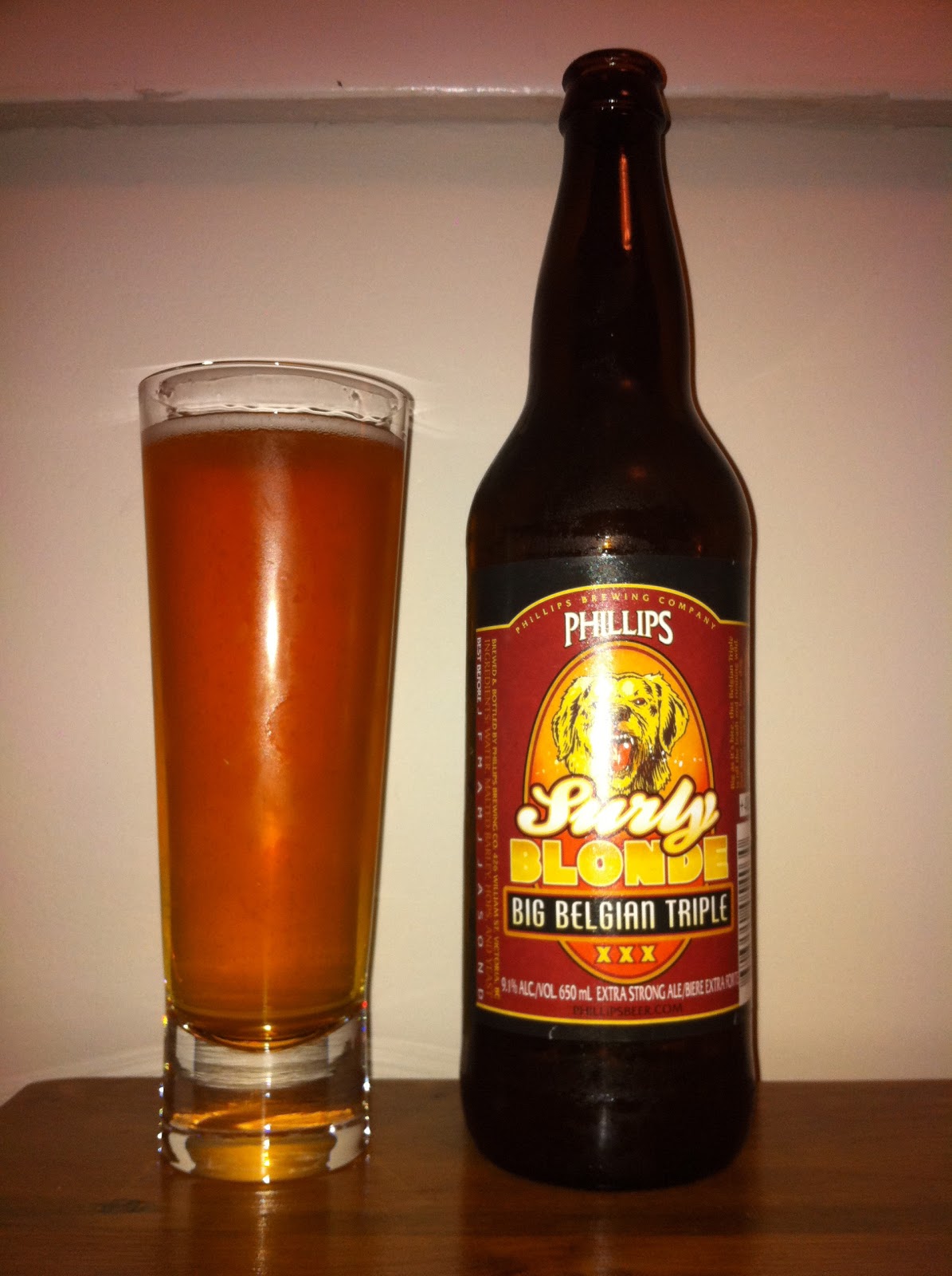 Beer and I: Phillips Beer - Surly Blonde Big Belgium Triple