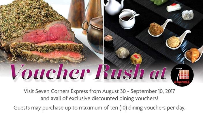 Manila Shopper: Seven Corners Buffet Voucher Rush SALE: Aug-Sept 2017