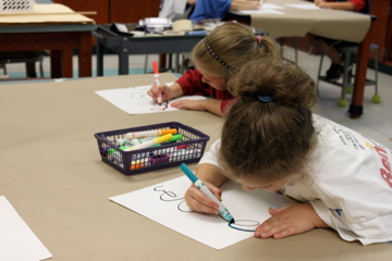 Ms. Benoit's Art Room: First Grade: Line Projects