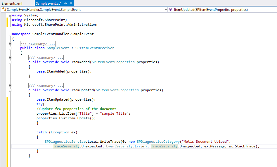 Lucky Tech Share: Custom Event Handler in Sharepoint 2013 using Visual ...