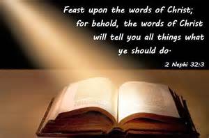 My Journey Back To Christ, Our Savior. : Feast Upon The Words Of Christ