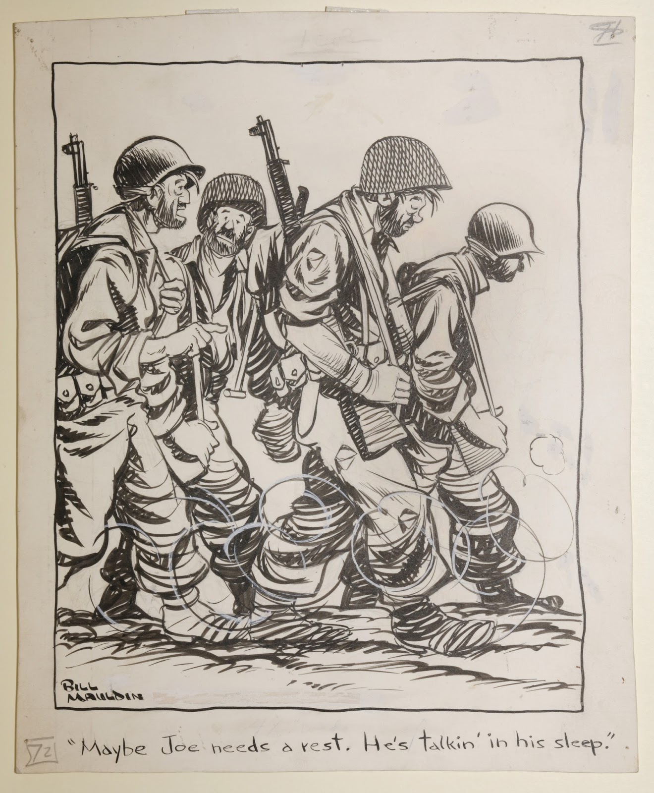 Garret's Drawing A Day Blog: William Henry "Bill" Mauldin