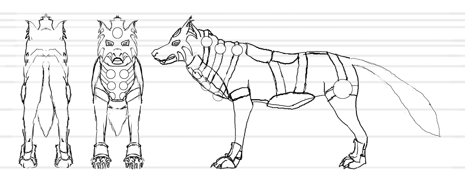 GAD390- Team Production Planning: Fenris Model Sheets