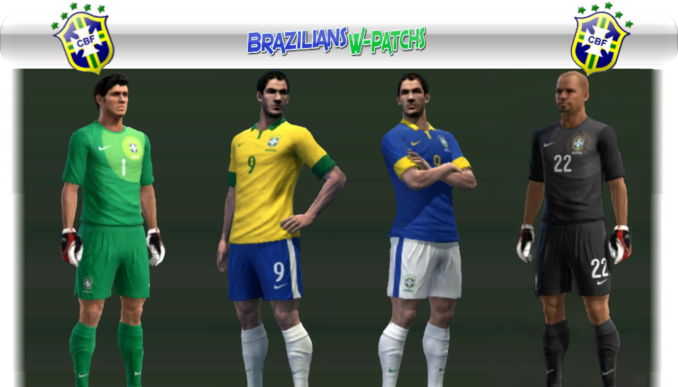 Kit Brasil Copa das Confederações: PES 2013 - EXCLUSIVO • Brazilians W ...