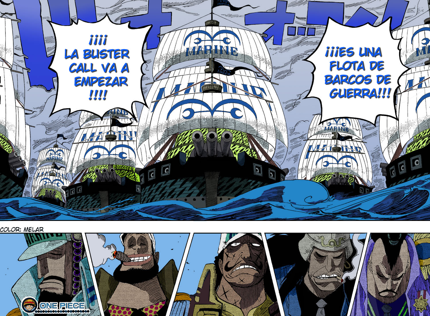 One Piece Manga Capitulo 420. Buster Call ~ ParaisoGrandLine
