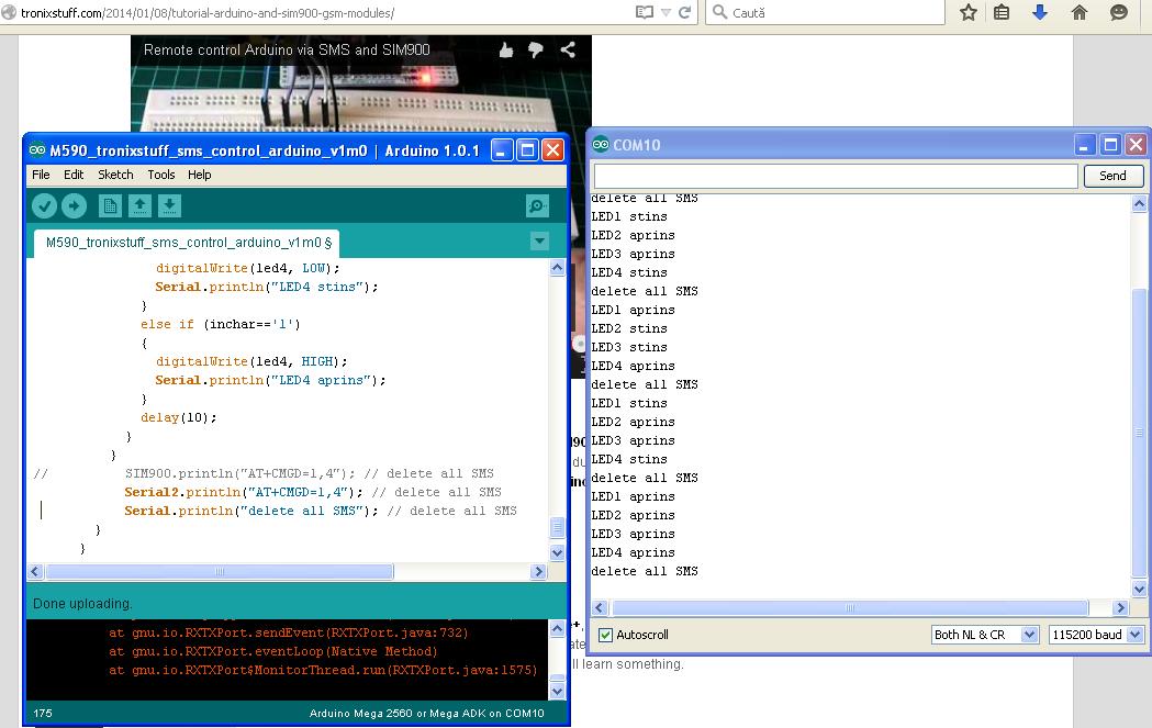 Arduino tehNiq: GPRS module with M590 for SMS projects (part 2)
