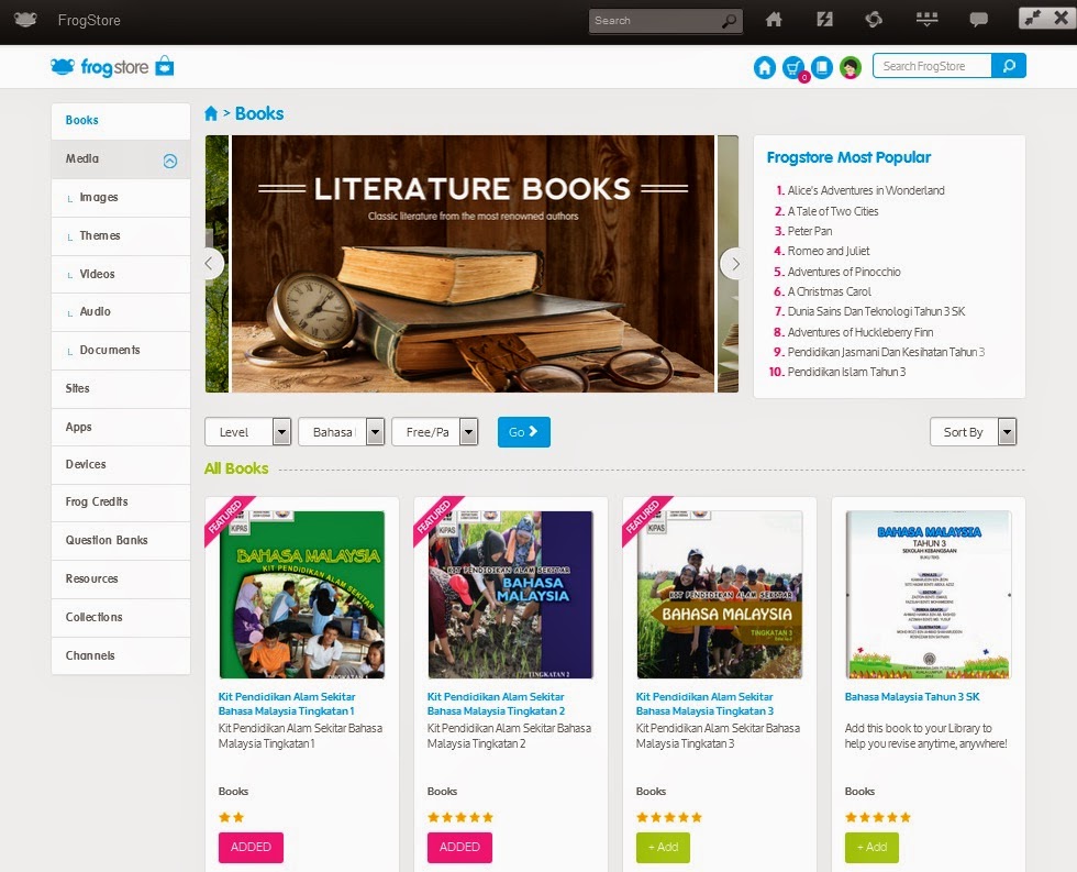 Buku Teks Digital KPM Di Laman Frog VLE | Pkg Pertang