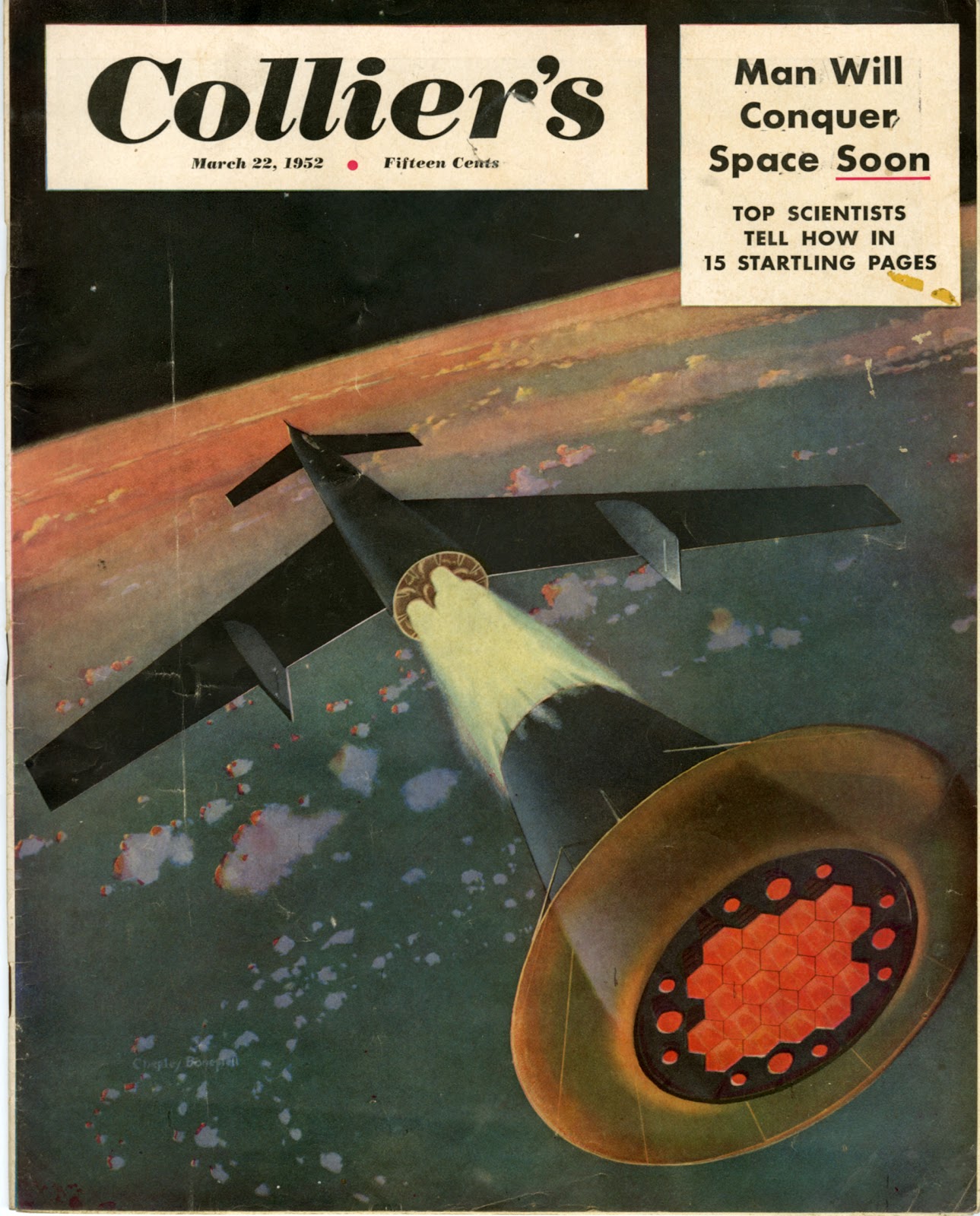 Dreams of Space - Books and Ephemera: Collier's March 22, 1952 "Man ...