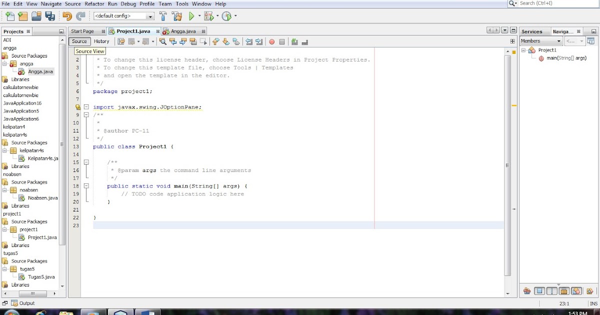 Membuat Program menggunakan java 2 - Mekatronika