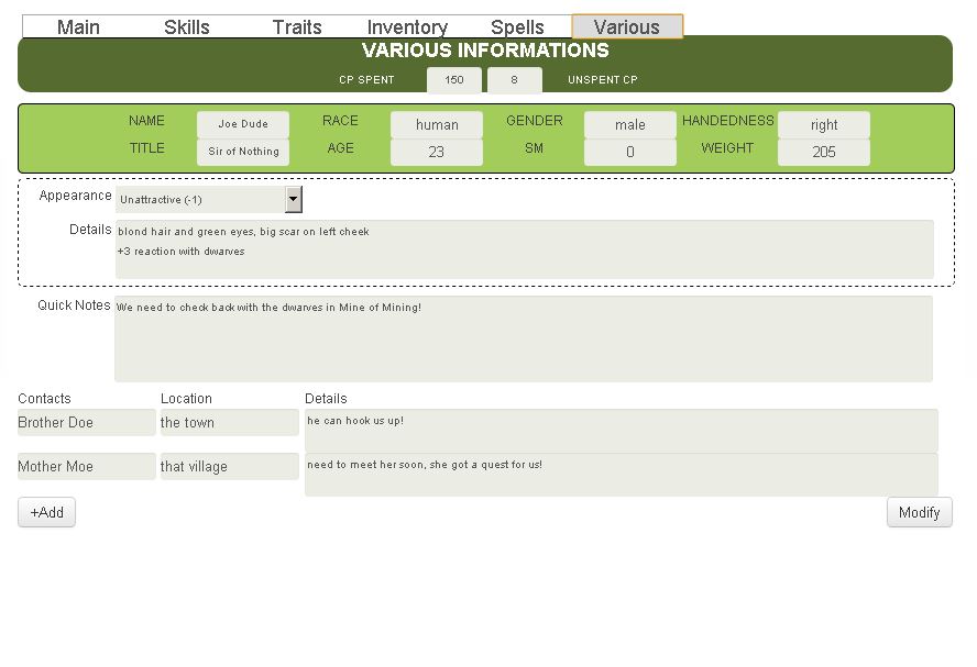 Virtual Table Topping: GURPS roll20 Character Sheet: All done!