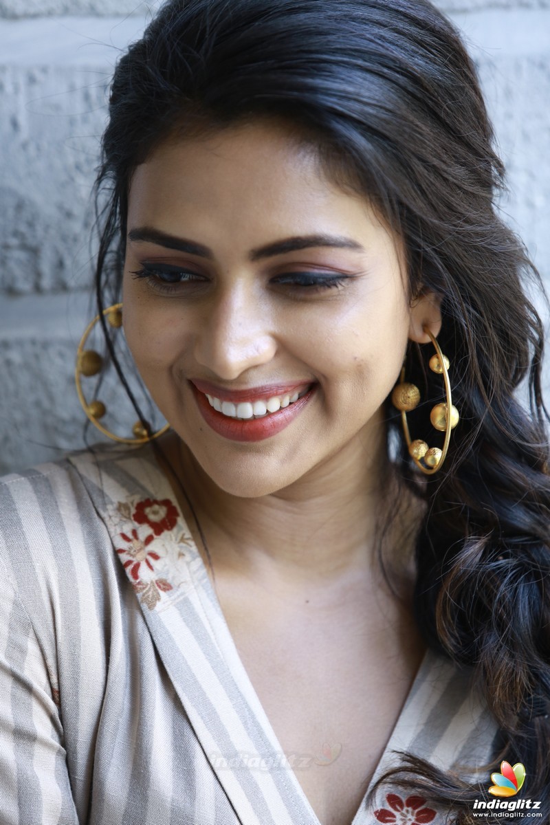 Amala Paul stills at Bhaskar Oru Rascal promotions - South Indian Actress