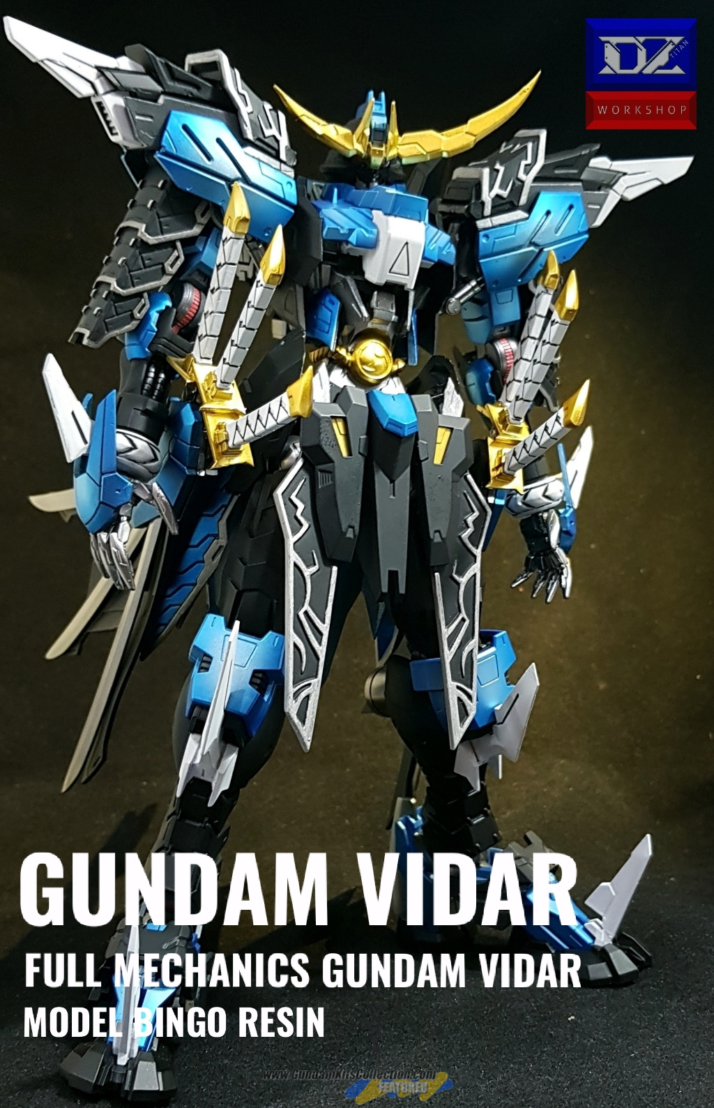 Custom Build: FM 1/100 Gundam Vidar Resin Conversion