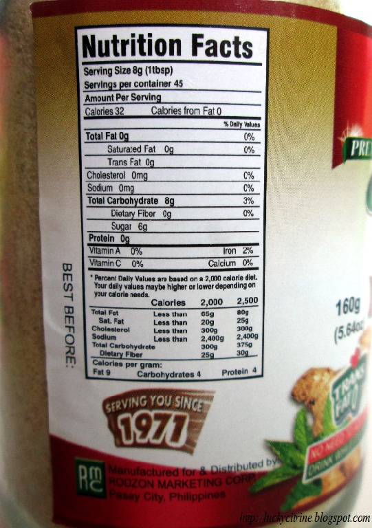 Lucky Citrine: Ludy's Premium Instant Ginger Brew (Salabat)