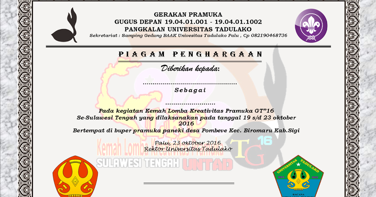 KUMPULAN MEKALAH PENDIDIKAN: Contoh piagam yang baik dan benar