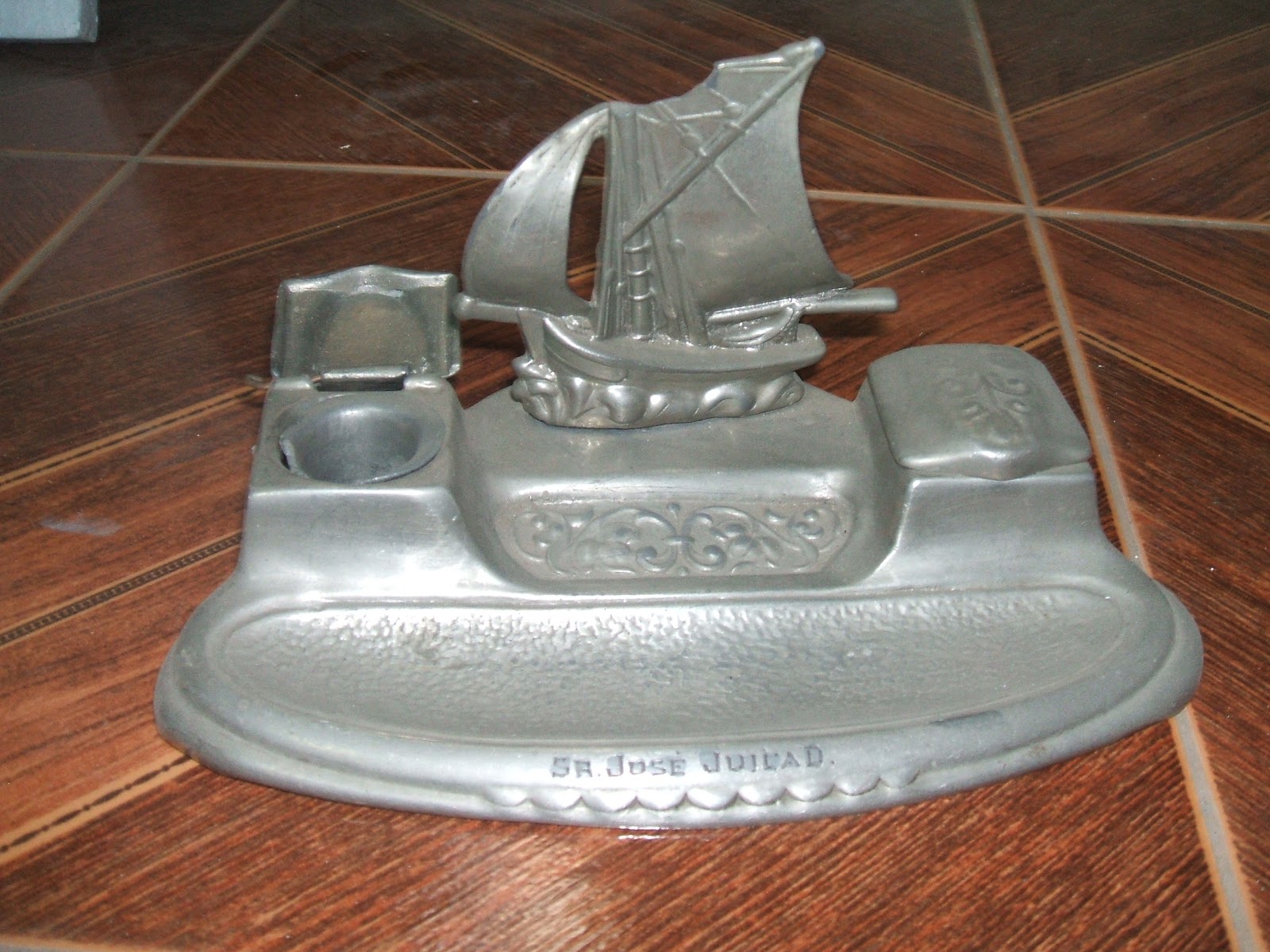 Librería Virtual Cachivache Libros: Tintero marinero de escribano