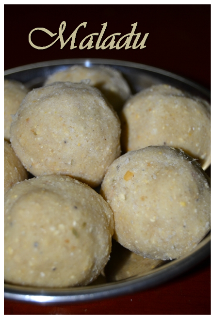 Vaniensamayalarai: Maladu Recipe / Roasted gram dal ladoo.