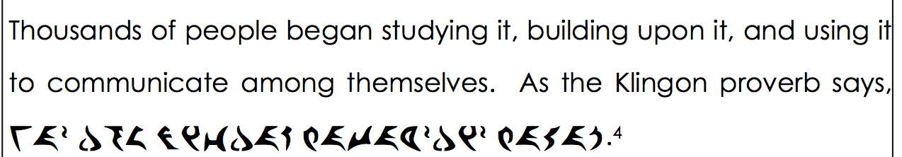 Klingon Language Translator