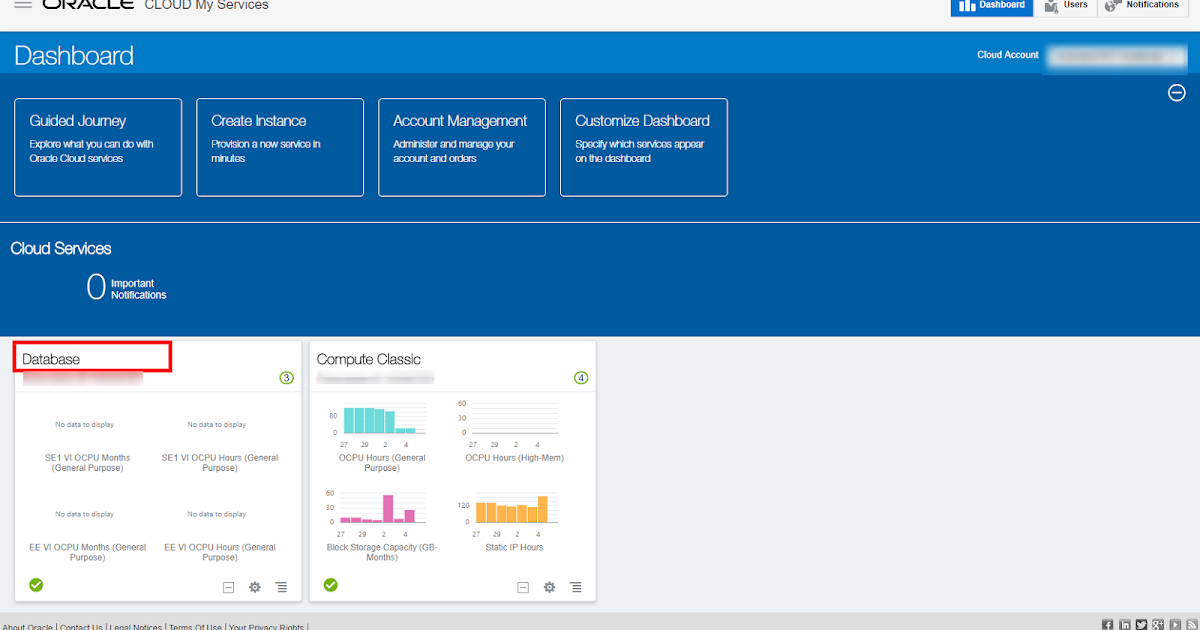 Cloud@Cloud: Create Database Cloud Service (DBCS) using Oracle Cloud ...