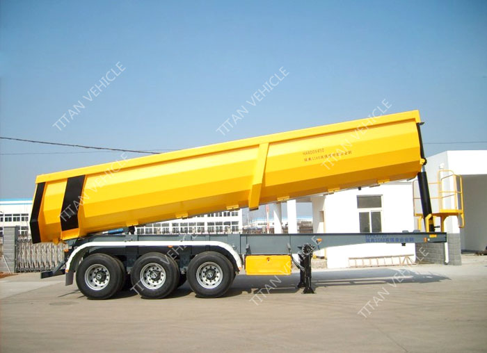 TITAN Industrial Group: China HYVA Cylinder End Tipper Truck Trailer ...