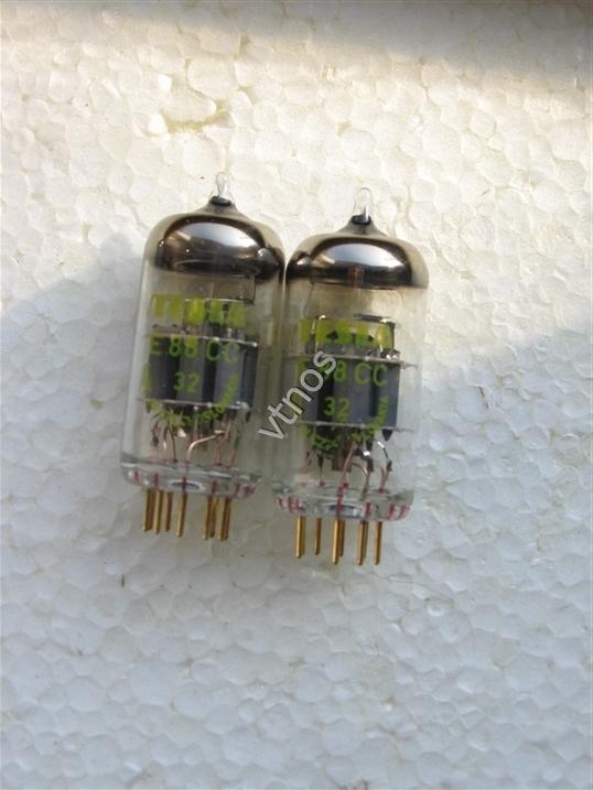 Vacuum tubes audio: Telefunken E88CC,Amperex 6DJ8(ECC88),Tesla E88CC